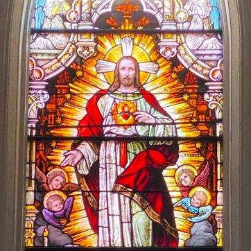 Sacred Heart Churches include several sacred features.